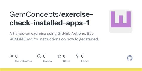 Github Gemconceptsexercise Check Installed Apps 1 A Hands On
