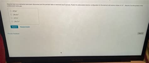 Solved Assume That More Elements Have Been Discovered And Chegg Com