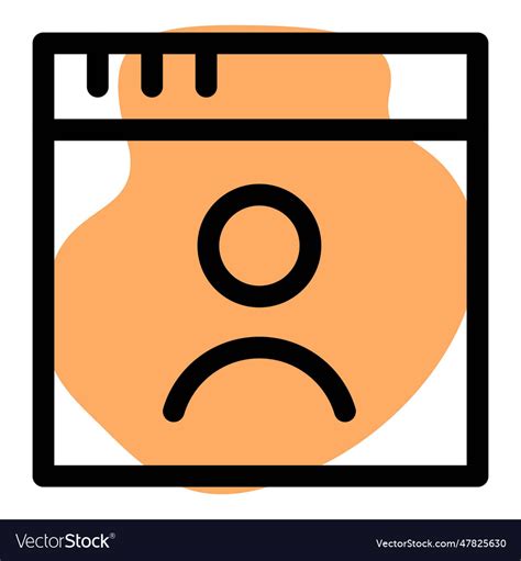 Web Page Displaying Over A Browser Window Vector Image