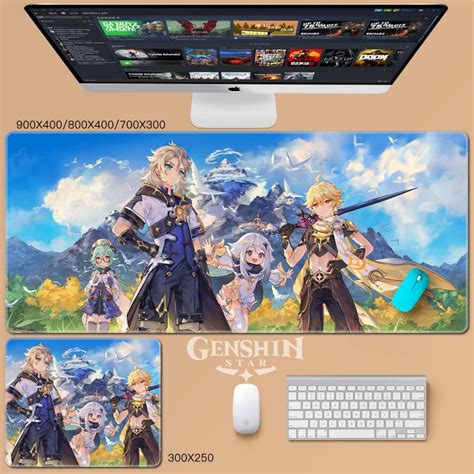 Genshin Impact Mouse Pad Collection For Travelers Genshin Star