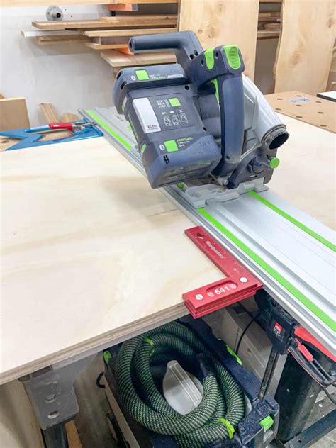 How To Use A Track Saw Square The Handymans Daughter