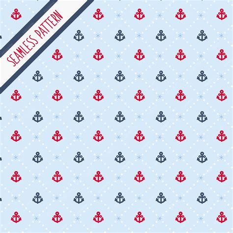 Premium Vector Anchor Seamless Pattern