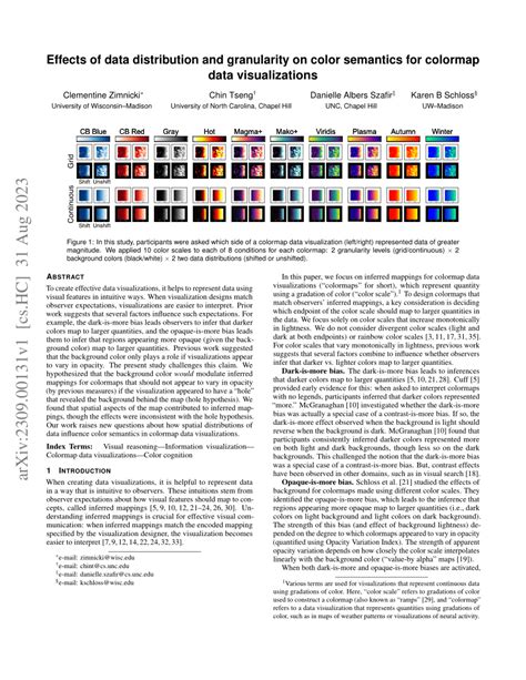 Pdf Effects Of Data Distribution And Granularity On Color Semantics