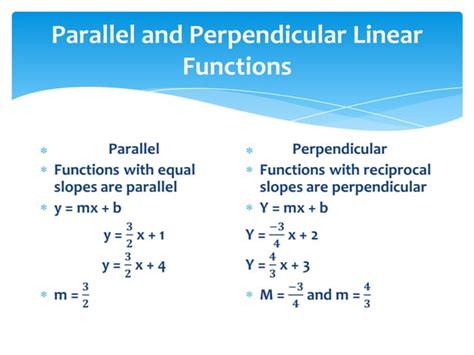 linear functions ppt