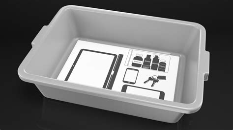 Airport Security Check Tray 3d 3d Molier International