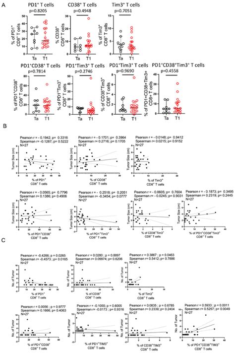 Intratumoral Pd1cd38tim3 Cd8 T Cells In Pre Bcg Tumor Tissues Are