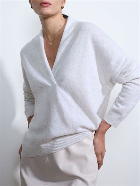 The Siena Wrap Neck Pullover Brochu Walker