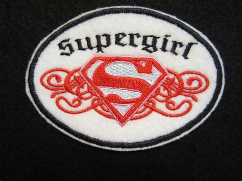 Embroidered Supergirl Iron On Patch Supergirl Patch Supergirl Super Hero Patch Super Hero Etsy