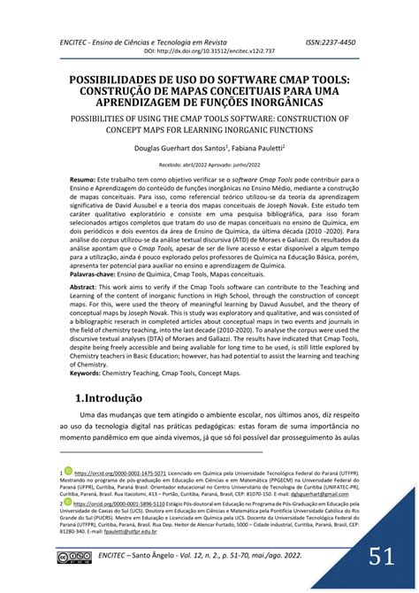 PDF POSSIBILIDADES DE USO DO SOFTWARE CMAP TOOLS CONSTRUÇÃO DE MAPAS CONCEITUAIS PARA UMA