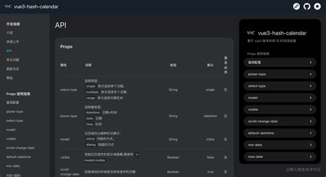 Vue3 Hash Calendar，一款基于vue3x开发的移动端日历组件终于来了，支持农历节假日移动端日期、时间 掘金