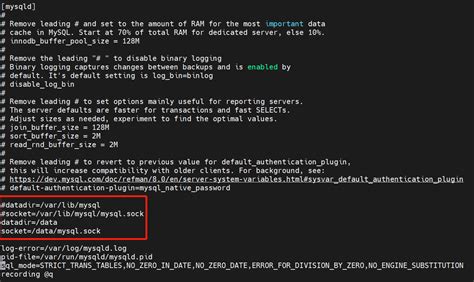 mysql修改数据目录datadir 咿呀哒喏 博客园