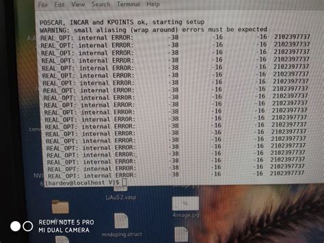 how to resolve the error arising in aimd calculations in vasp for ti