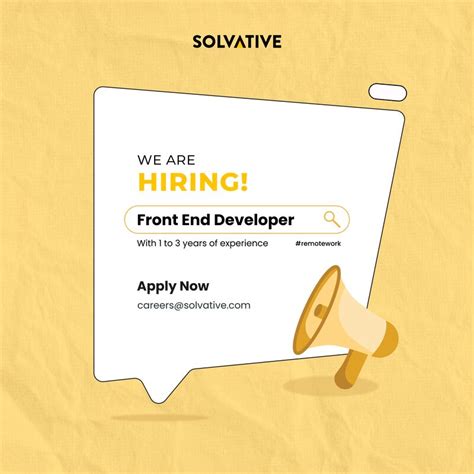 immediatejoiners frontenddeveloper careeropportunity frontend