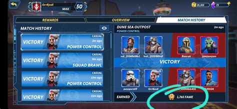 Fame Earned Bugerror Rstarwarshunters