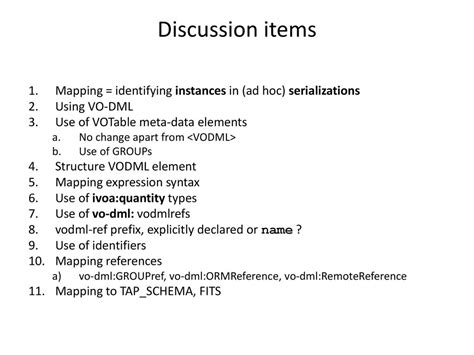 Mapping Data Models To Votable Ppt Download