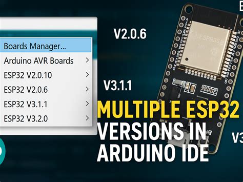 Installing Multiple Versions Of The Esp32 Board Package In Arduin