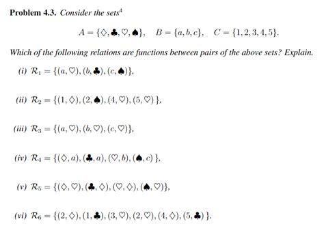 Solved Problem Consider The Sets A B Chegg Com