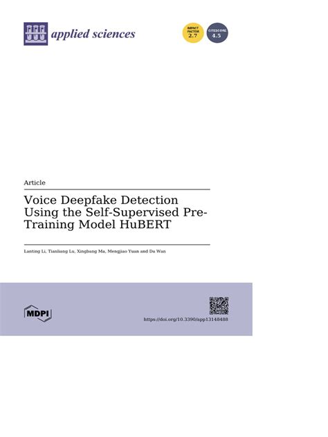 Base Paper Audio Deep Fake Detection Pdf Deep Learning Signal To Noise Ratio