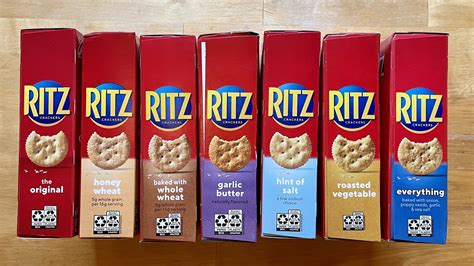 Every Ritz Cracker Flavor Ranked