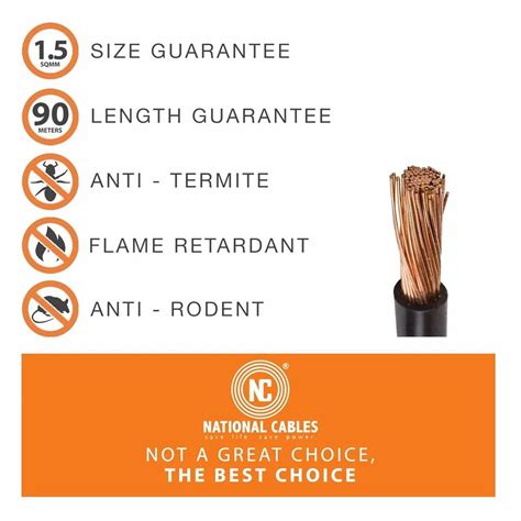 15 Sqmm National Electric Wire At ₹ 80meter Electric Wire In New