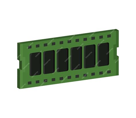 Premium Vector Three Dimensional Computer Ram