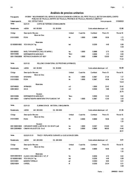 Apu Estructuras Pdf Hormigón Materiales