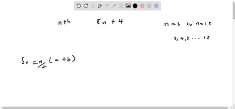 solved 5 given two terms in the arithmetic sequence a5 8 and a25