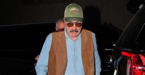 Tom Selleck Unrecognizable With Gray Bushy Beard And Hair