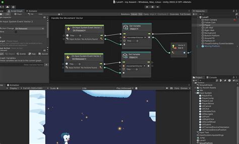 visual scripting course icy ascent on input system no actions