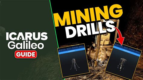 Icarus Deep Ore Mining Drills Guide Updated Youtube