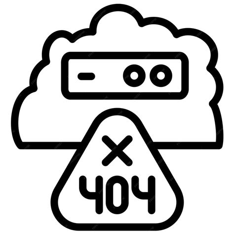 Premium Vector Cloud Error Vector Icon Illustration Of Cloud
