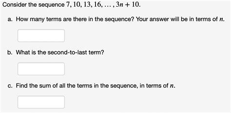 Solved Consider The Sequence N A How Many Chegg Com