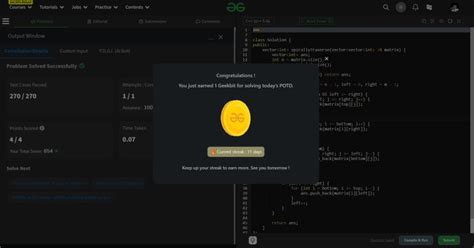 Aditya Mishra On Linkedin Geeksforgeeks Potd Codingchallenge Matrixtraversal Algorithm