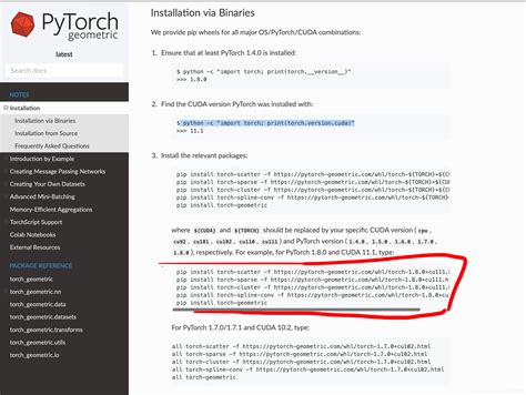 Torchgeometric 安装torch Geometric Cuda111 Csdn博客