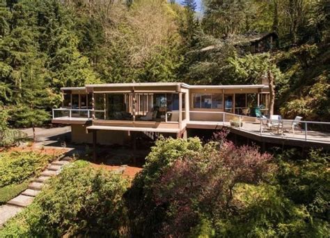 Custom Built Midcentury On Mercer Islands Waterfront Showcases Retro Design At Its Finest Mid
