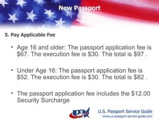 How To Apply For A New Passport Ppt
