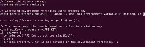 node js environment variables working with process env and dotenv