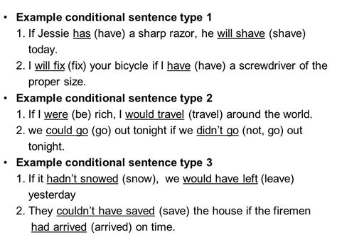 Test Conditionals