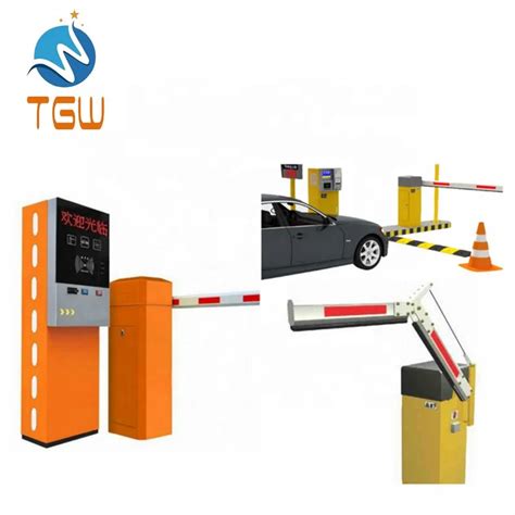 Automatic Parking Paper Ticket Dispenser Machine With Boom Barrier Gate