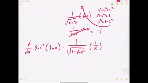 Calculus Ab Derivatives Of Inverse Trig And Implicit Differentiation Youtube