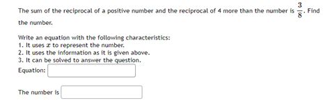 The Sum Of The Reciprocal Of A Positive StudyX