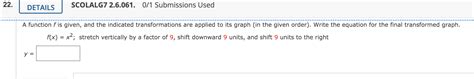 Solved A Function F Is Given And The Indicated Chegg