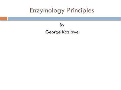 Enzyme Classifications And Structurepptx Ppt