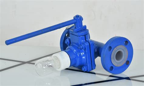 Transflow Lined Sampling Valve Pfa Pvdffep Lined