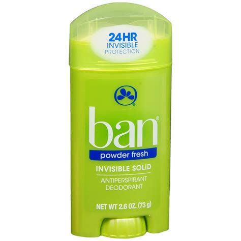 Ban Antiperspirant Deodorant Invisible Solid Powder Fresh 26 Oz