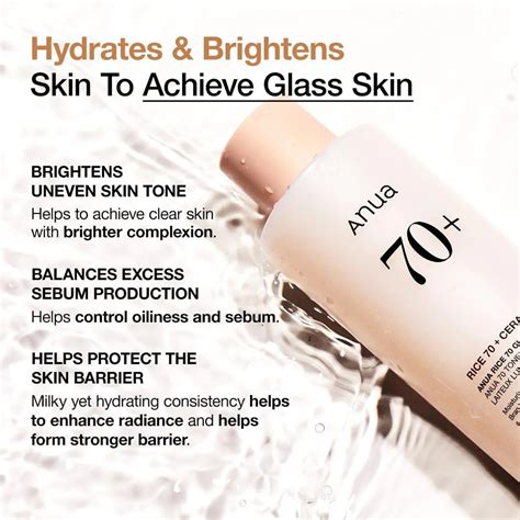 Anua Rice 70 Glow Milky Toner Hydrating And Soothing Toner