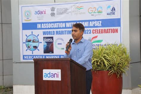 Capt Rajat Garg On Linkedin Celebrating World Maritime Day At Adani