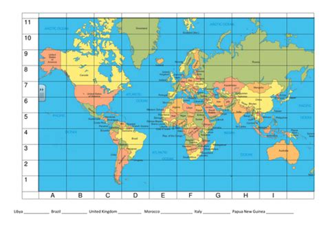 World Maps With Coordinates ~ Afp Cv
