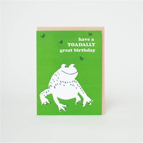 Toad Birthday Egg Press