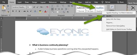 The Best Way To Link To Different Sections In A Word Document